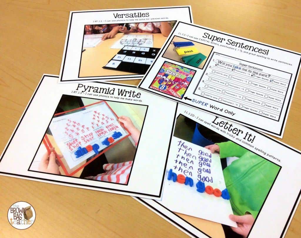 1st Grade Word Work Daily 5 Style