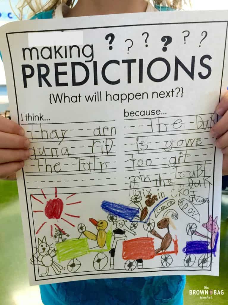 Making Predictions 1st Grade Read Aloud The Brown Bag Teacher Making Predictions 1st Grade Read Aloud The Brown Bag Teacher