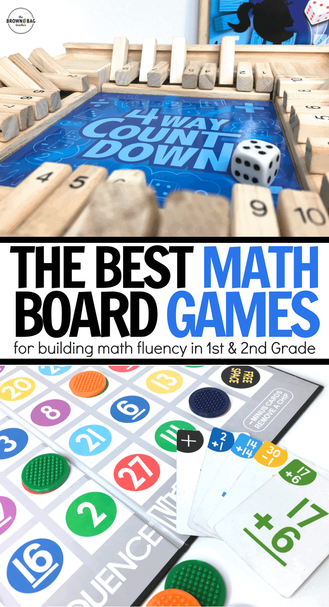 Math Board Games Pin The Brown Bag Teacher
