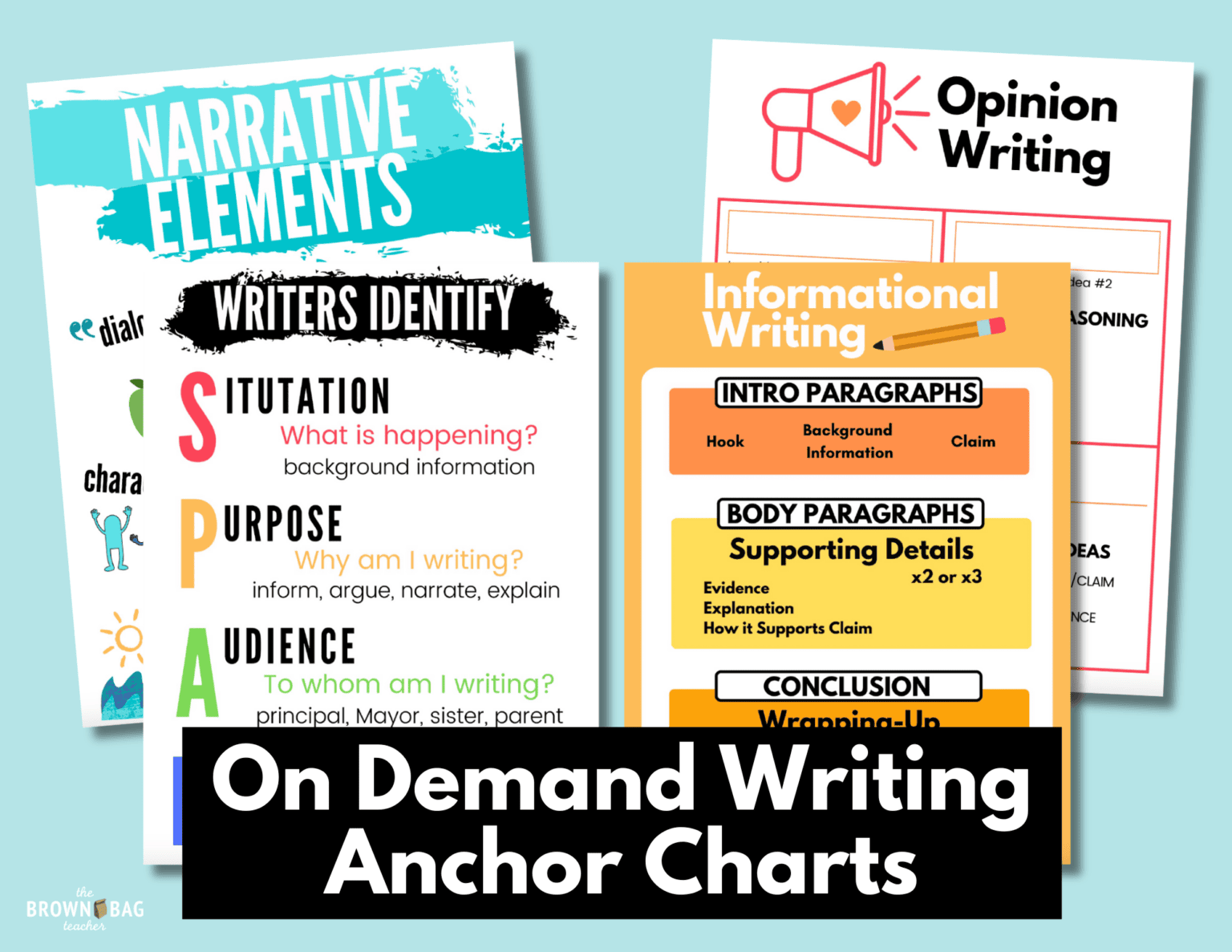 Reading Response Letters & On Demand Writing - The Brown Bag Teacher