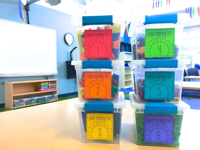 50+ Morning Tub Ideas - The Brown Bag Teacher