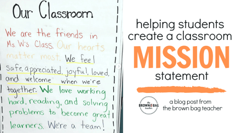 ClassroomMissionStatementCompressed - The Brown Bag Teacher