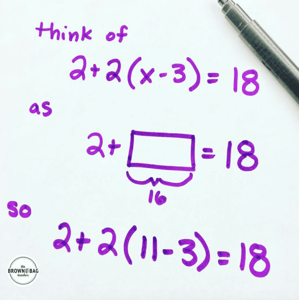 Algebra in Elementary Matters - The Brown Bag Teacher